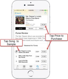 Buying Music in the Apple iTunes Store | Senior Tech Club